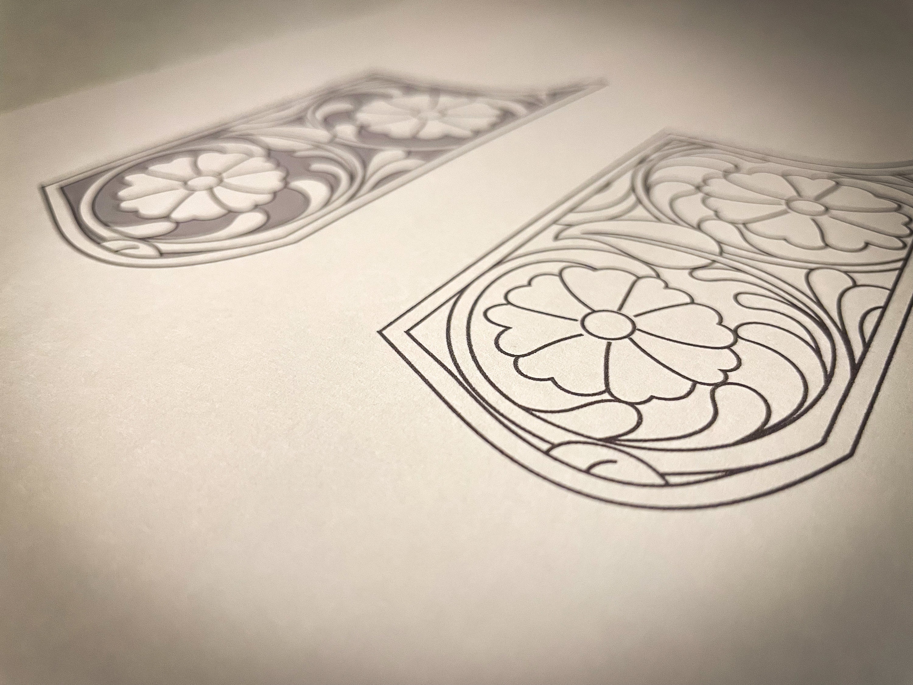 Knife Sheath Tooling Pattern | Folding Knife Sheath Design Pattern ...