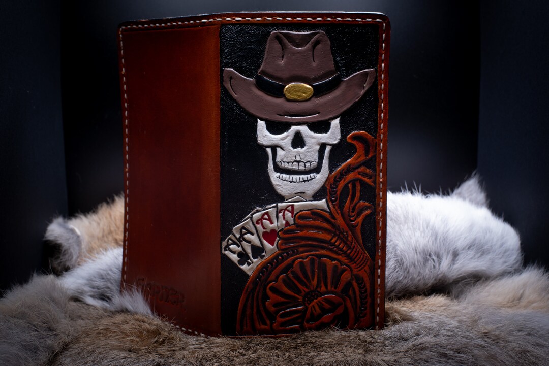 Custom Handmade Hand-tooled Leather Wallets | Western Styles | Boho ...