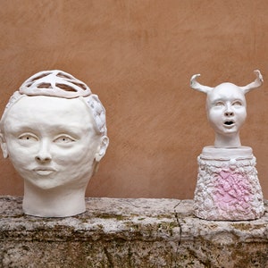 Ceramic Sculpture "lily", Ceramic High Art, Contemporary Art, Home ...