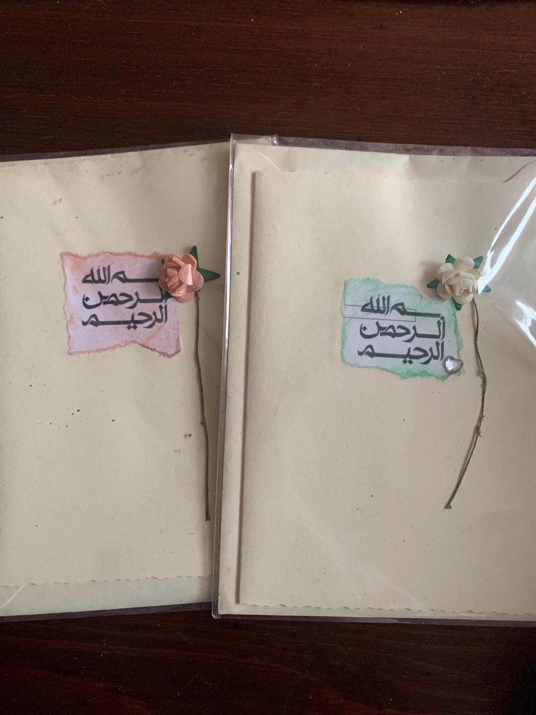 Islamic Muslim Handmade Greeting Card Blank Inside for Your Personal ...