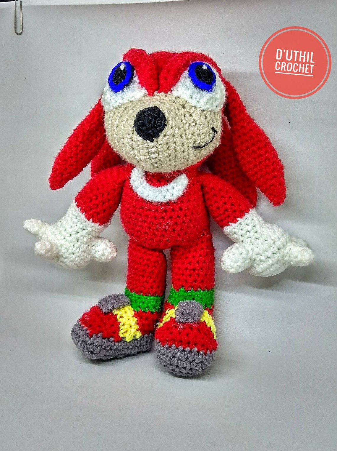 Knuckles Sonic : Sonic the Hedgehog Crochet Doll Metal Sonic Plush Toys ...