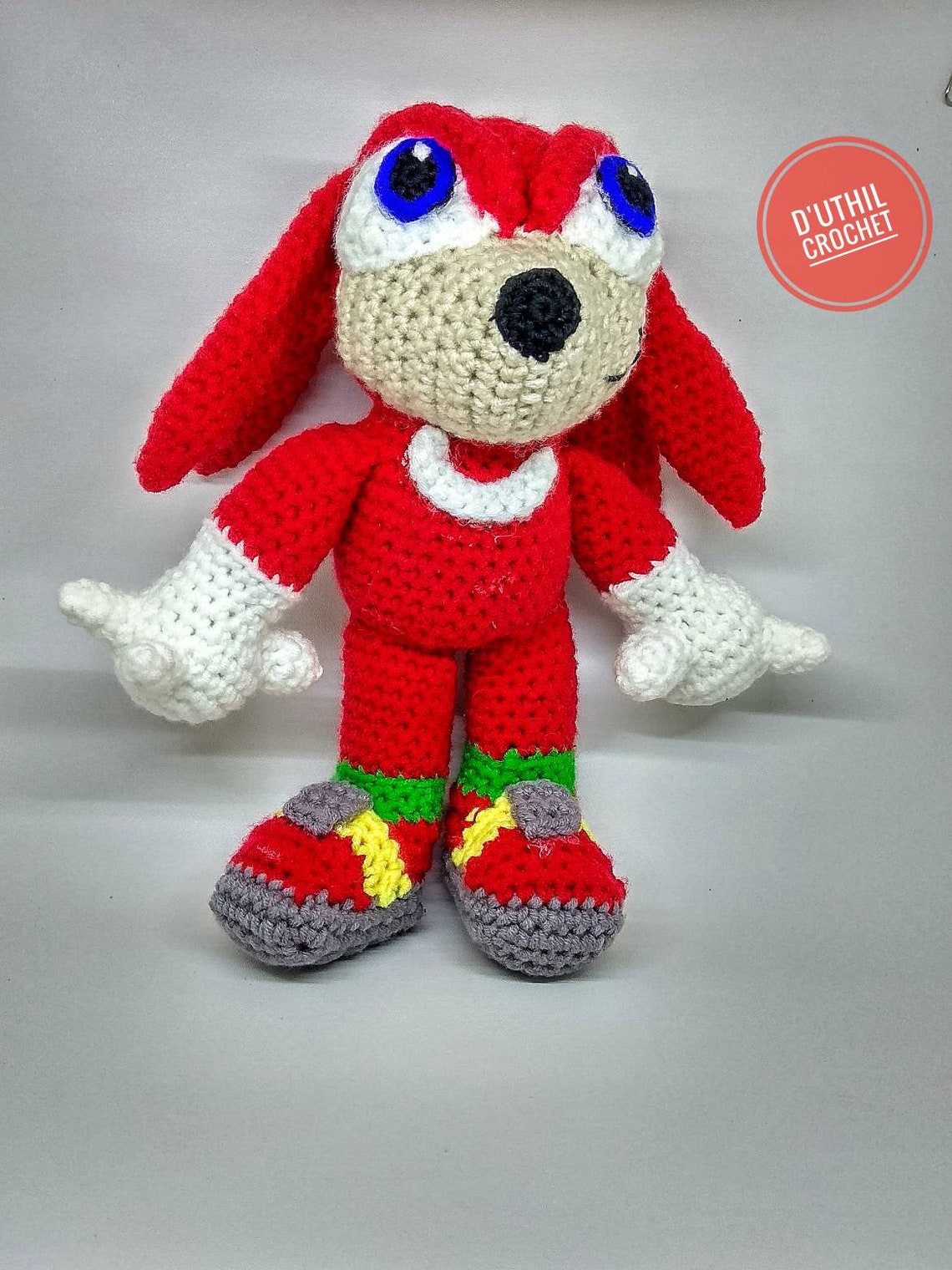 Knuckles Sonic : Sonic the Hedgehog Crochet Doll Metal Sonic Plush Toys ...