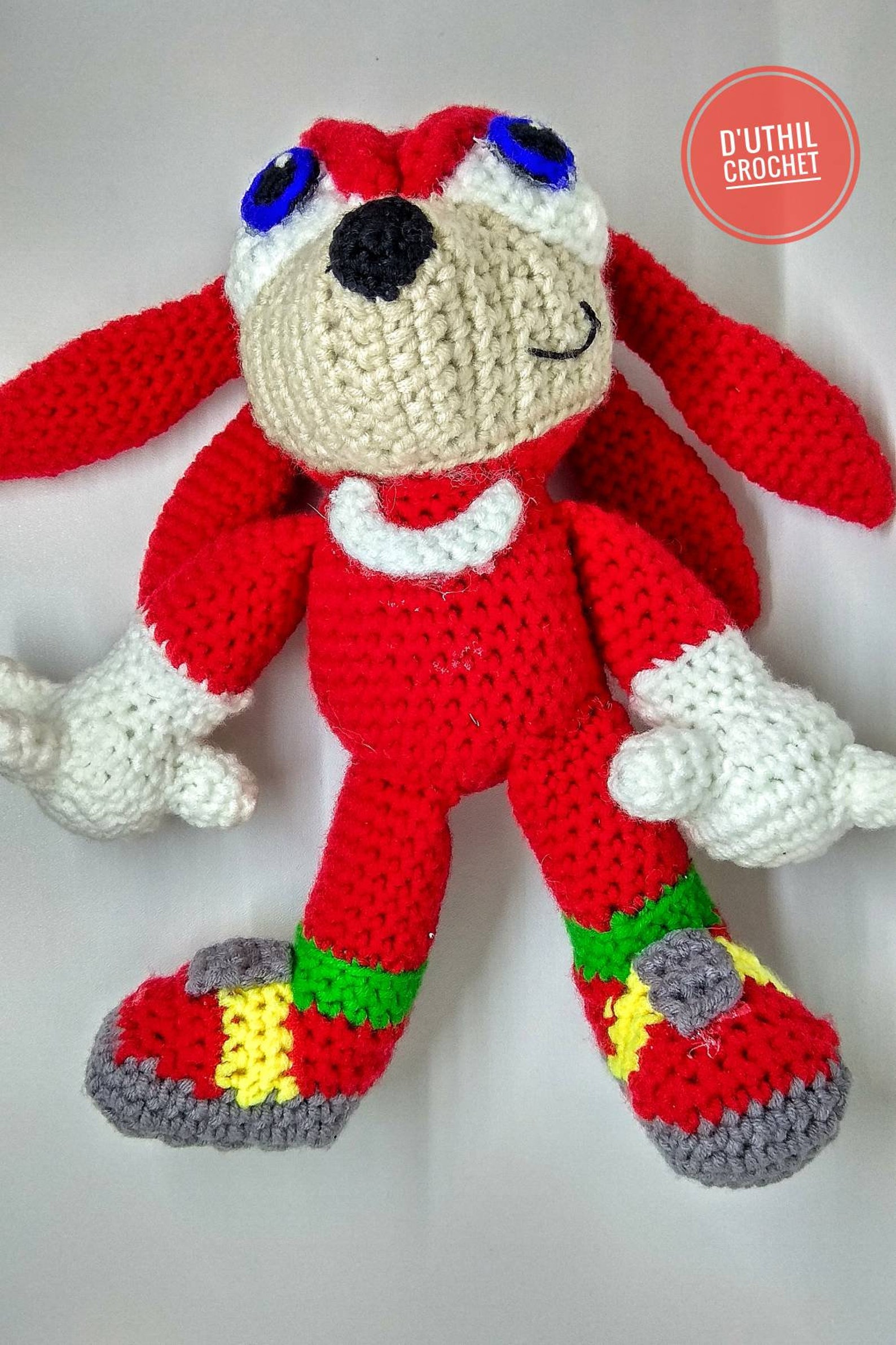 Knuckles Sonic : Sonic the Hedgehog Crochet Doll Metal Sonic Plush Toys ...