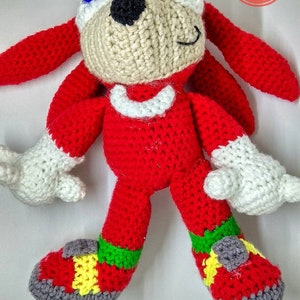 Knuckles Sonic : Sonic the Hedgehog Crochet Doll Metal Sonic Plush Toys ...