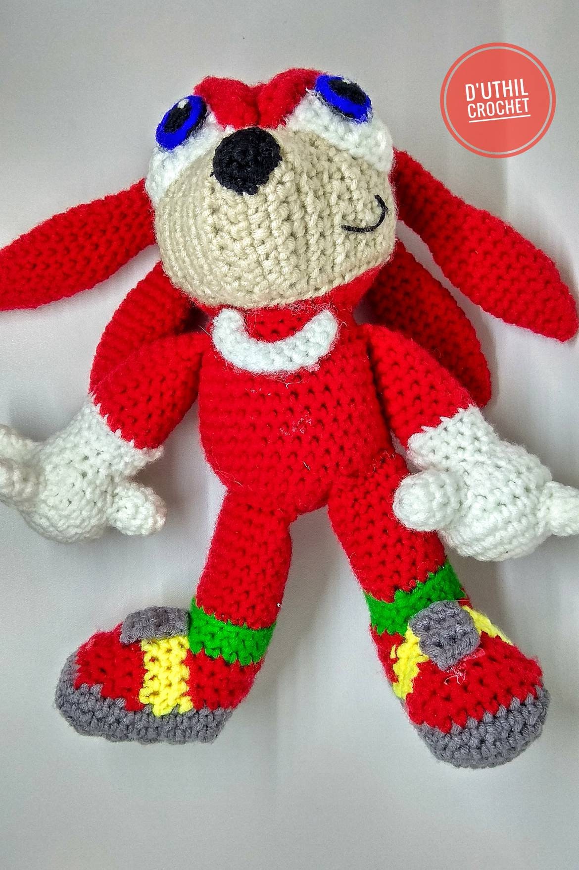 Knuckles Sonic : Sonic the Hedgehog Crochet Doll Metal Sonic Plush Toys ...