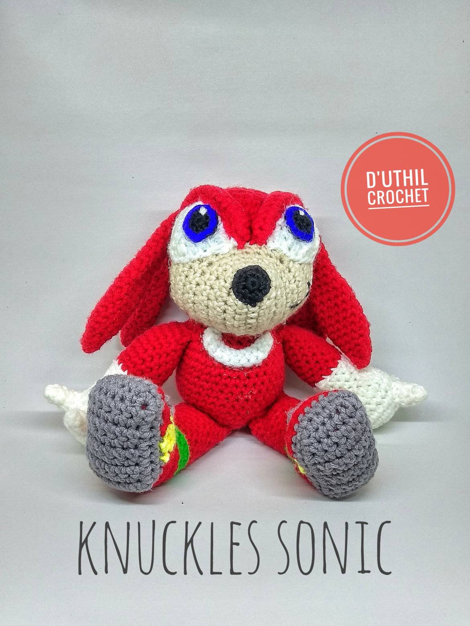 Knuckles Sonic : Sonic the Hedgehog Crochet Doll Metal Sonic Plush Toys ...