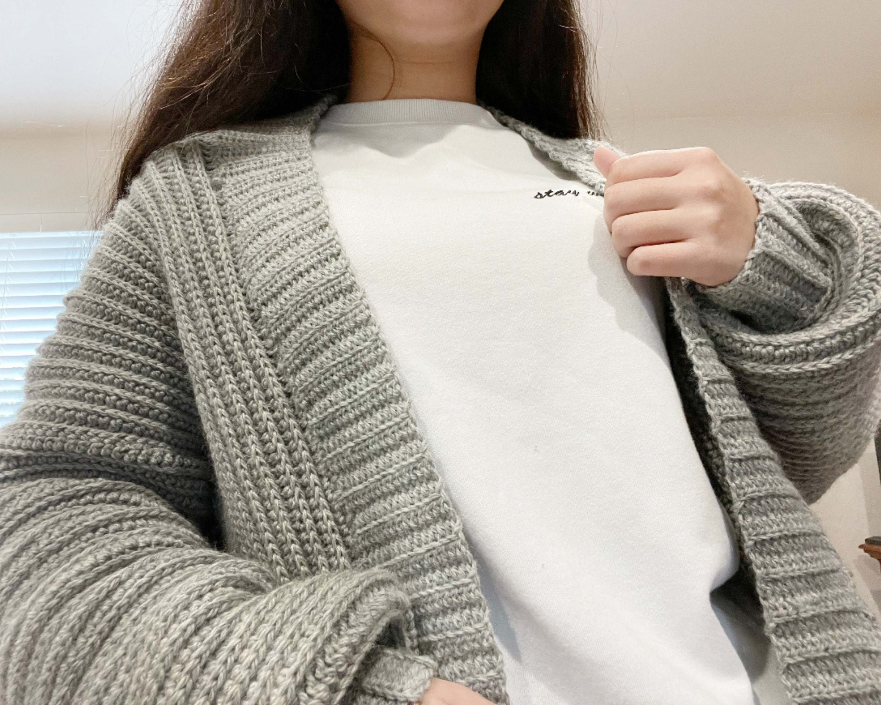 Crochet Ribbed Cardigan, Cardigan Crochet, Cardigan Crochet Pattern ...