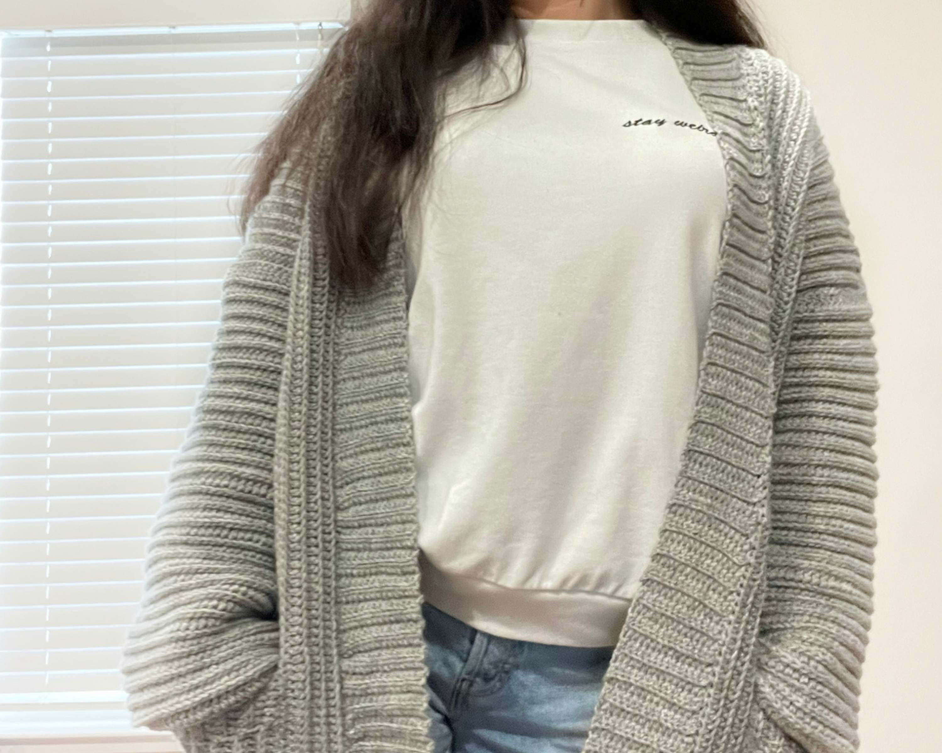 Crochet Ribbed Cardigan, Cardigan Crochet, Cardigan Crochet Pattern ...