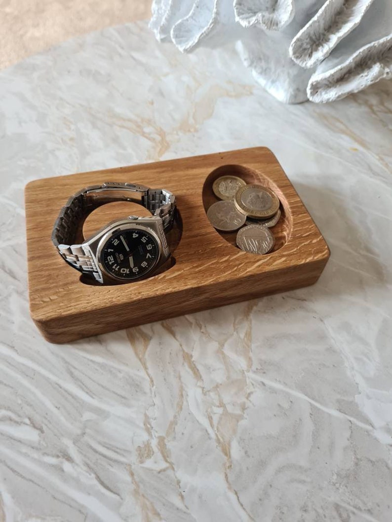 Watch Holder With Coin Tray - Etsy
