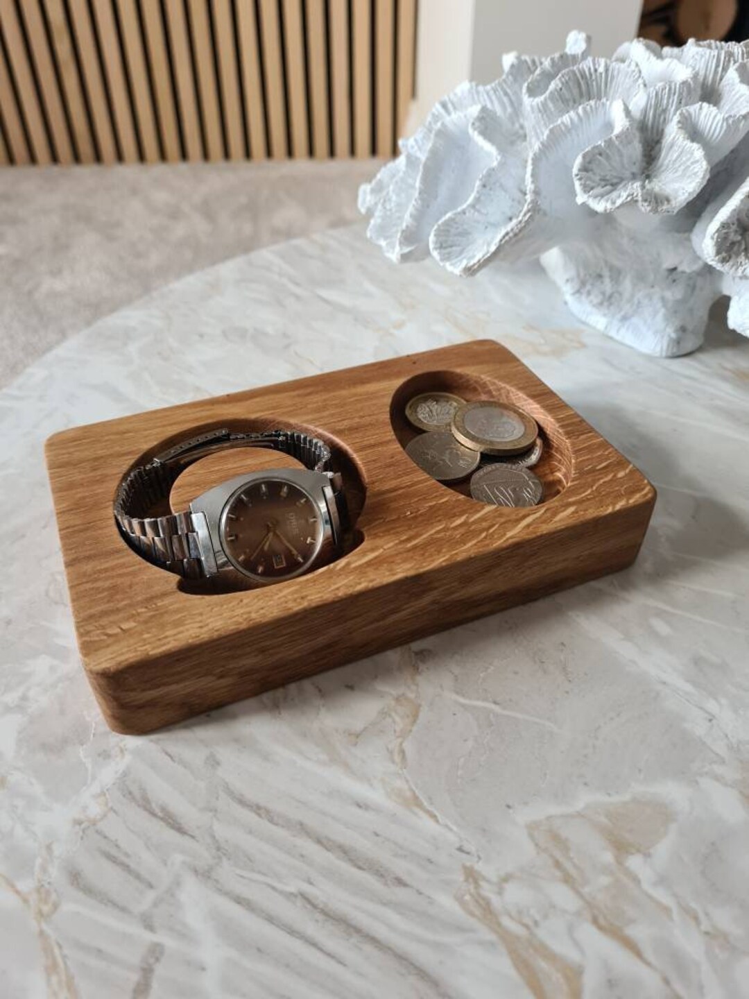 Watch Holder With Coin Tray - Etsy