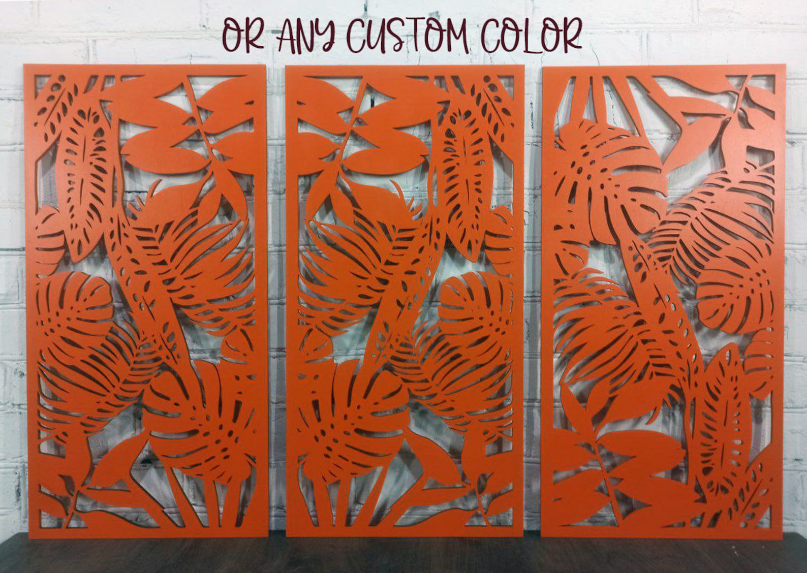 Tropical Wood Wall Arttropical Room Decorwooden Wall - Etsy