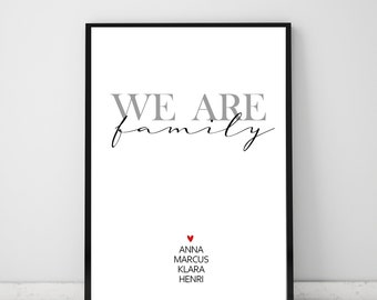 Family Love Wall Art - Etsy