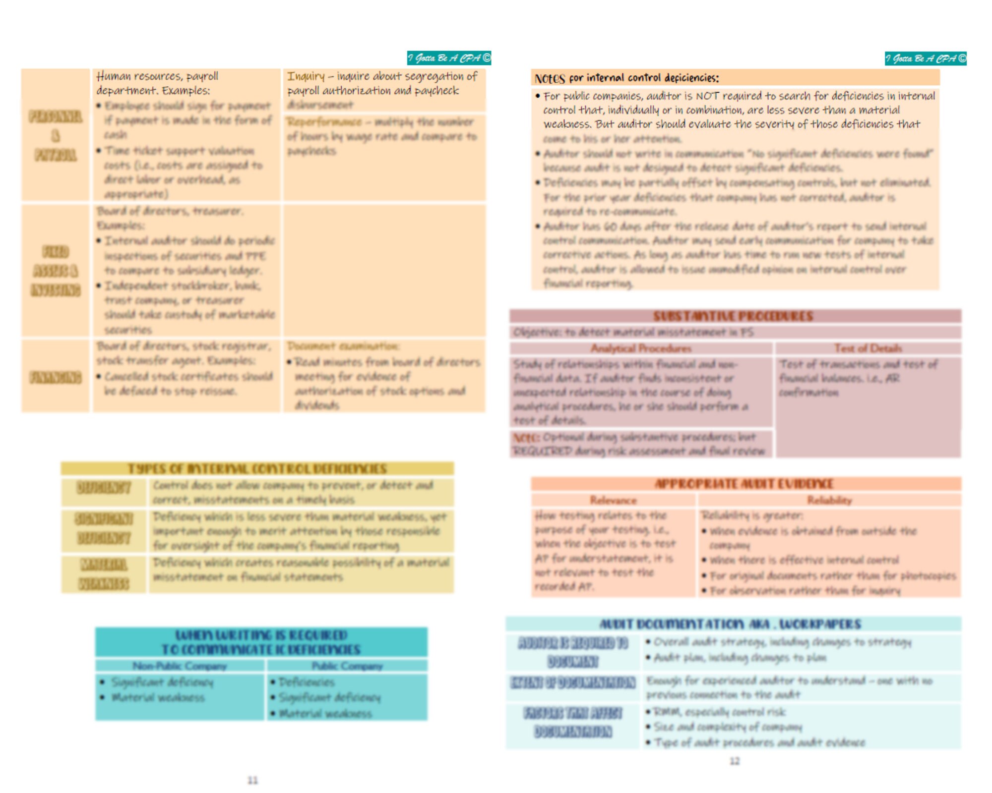 Digital Download | CPA Exam Review - AUD | 31 Pages | 2021 Edition - Etsy