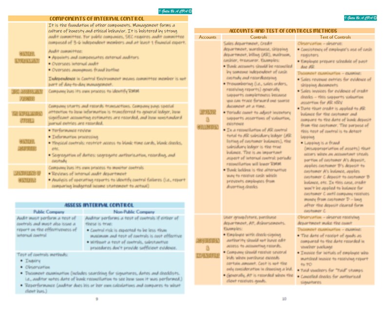 Printed & Shipped CPA Exam Review AUD 31 Pages 2021 - Etsy