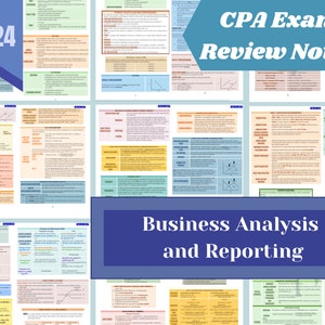 2024 | CPA Exam Review Notes - 3 Discipline Sections Bundle | Digital ...