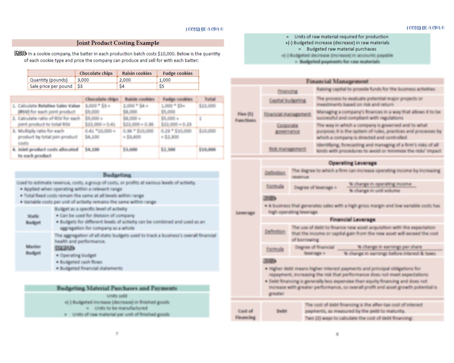 2024 | CPA Exam Review Notes - ISC | Digital Download | Information ...