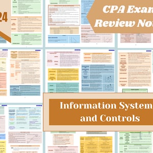 2024 | CPA Exam Review Notes - 3 Discipline Sections Bundle | Digital ...