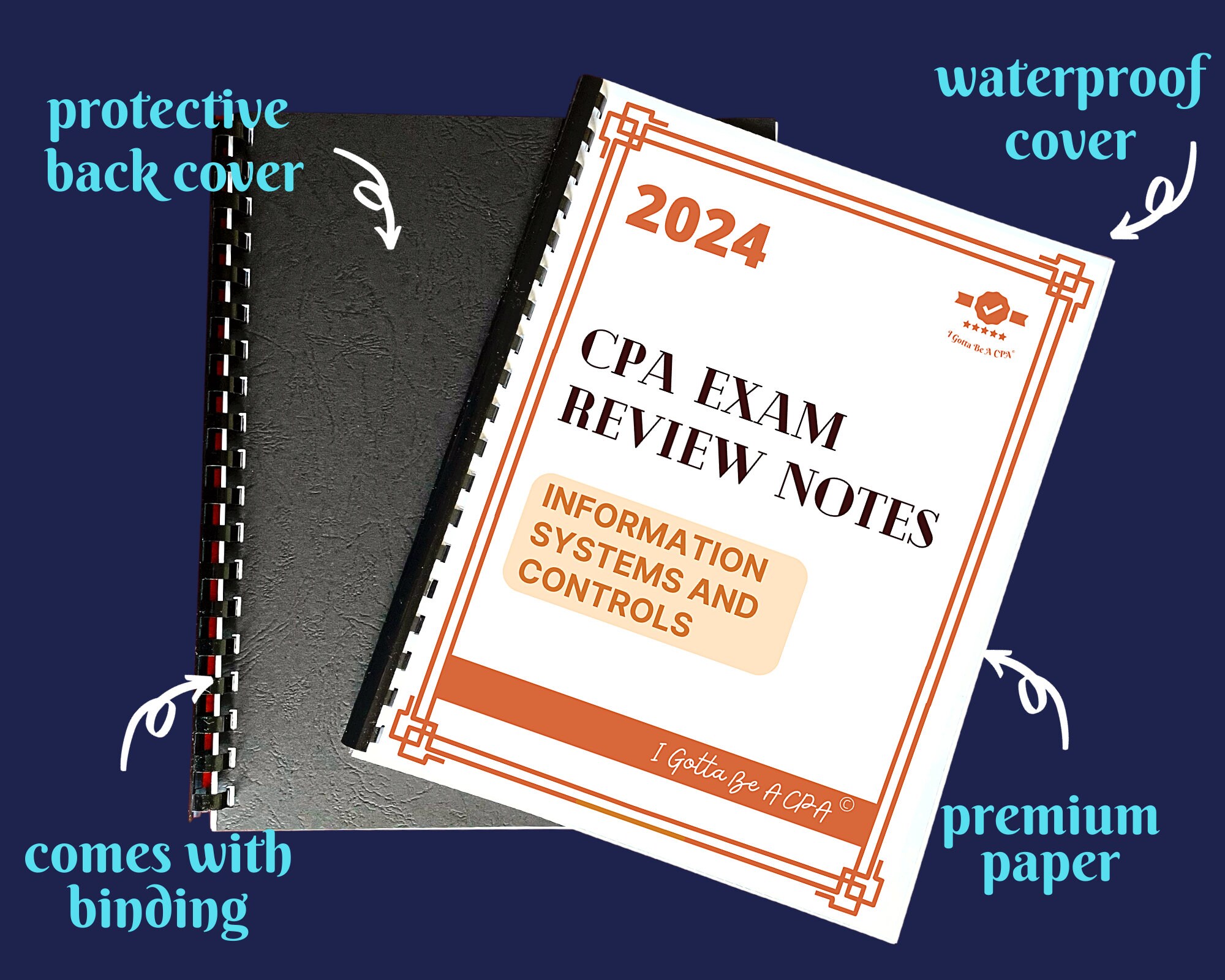 2024 | CPA Exam Review Notes - 6 Sections Complete Bundle | Printed ...