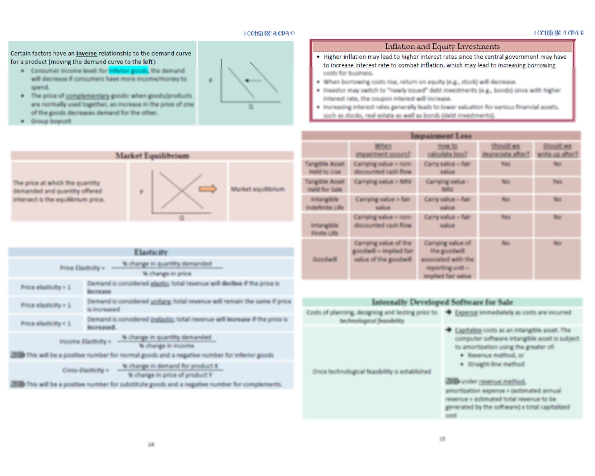2024 CPA Exam Review Notes 3 Discipline Sections Bundle Digital ...
