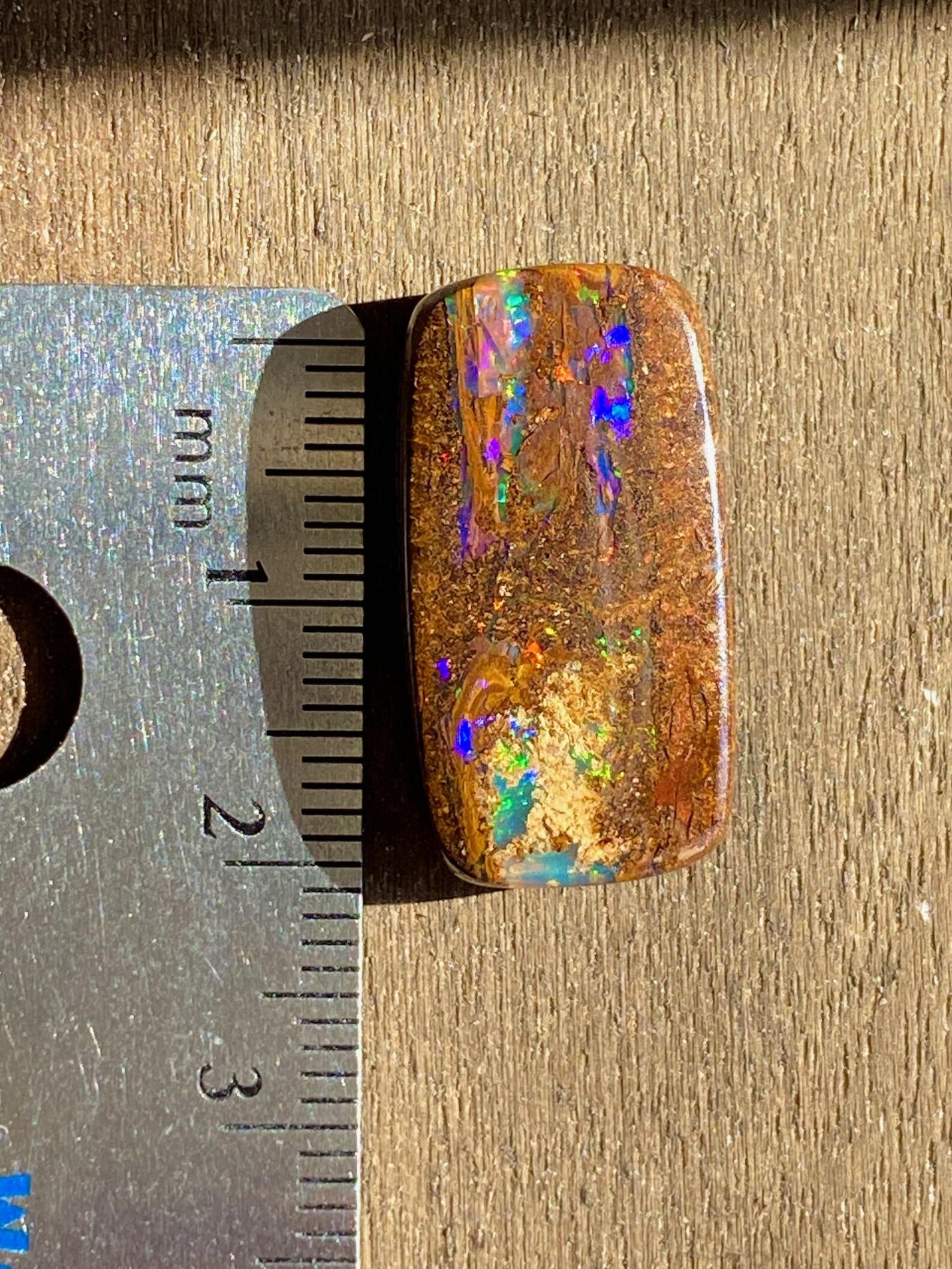 23 X 12.5 X 6mm - 20 Carat - Video ! - Wood Fossil - Australian Boulder ...