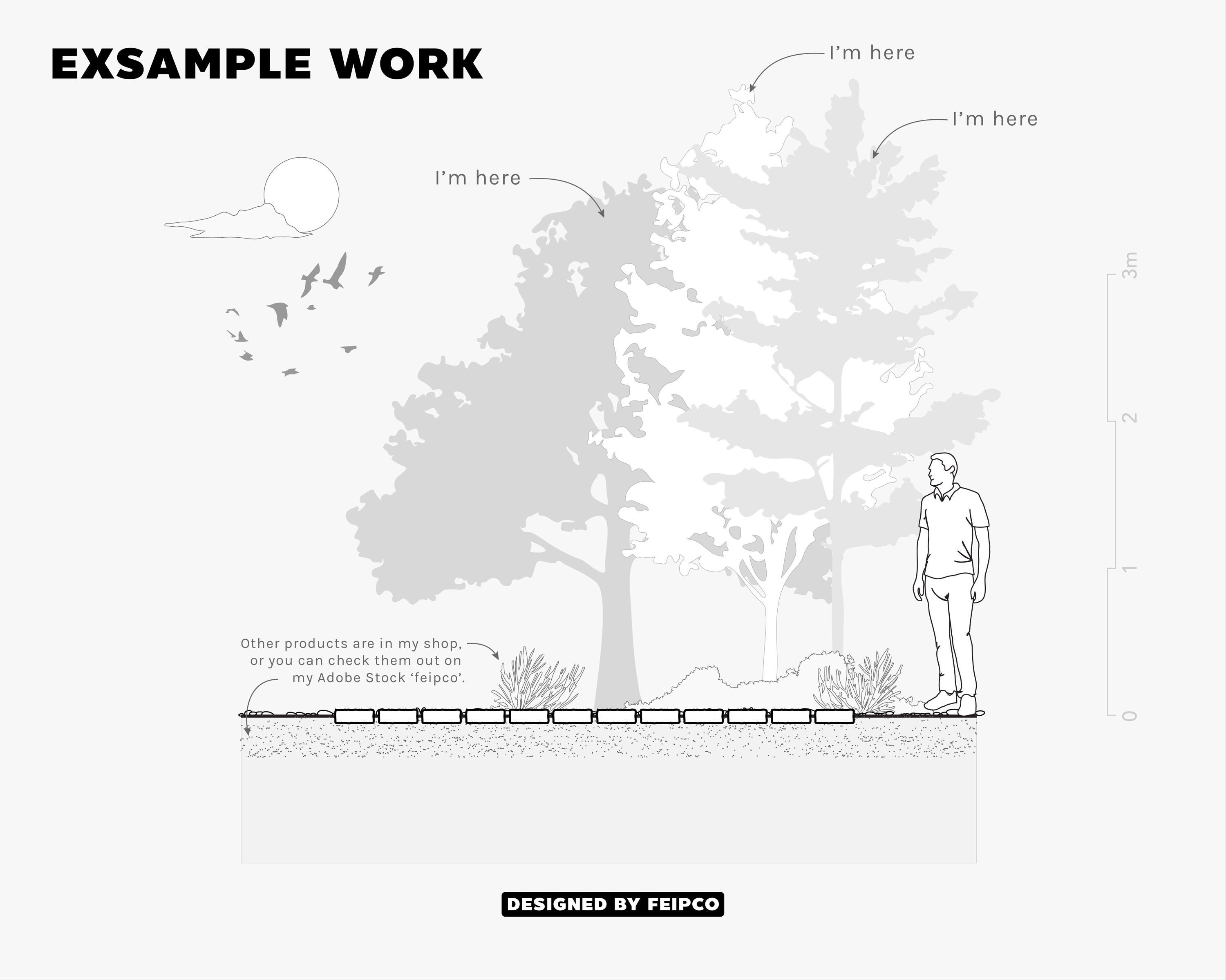 240 TREES VECTOR PACK (.ai, .svg) - Etsy