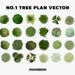 No.1 TREES PLAN Vector (.ai) - Etsy