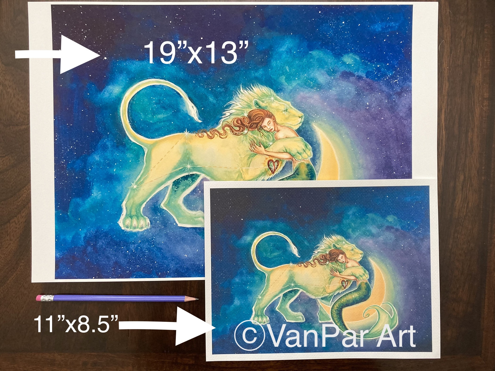 Untitled - "the Mermaid and Lion Tale" - Etsy