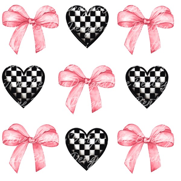 Coquette Checkered Png - Etsy