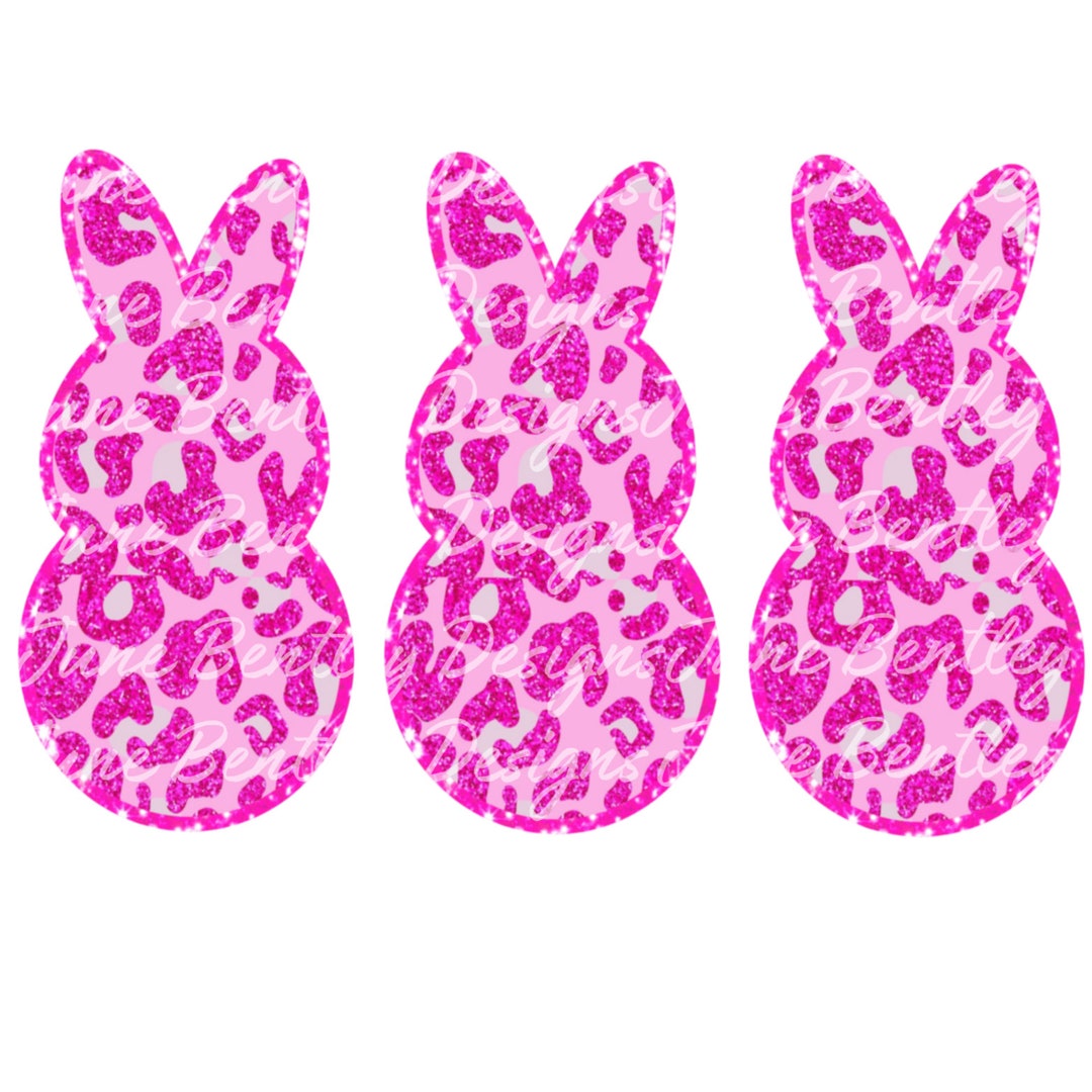 Pink Matte Leopard PNG Boujee Peeps Preppy Hot Pink - Etsy