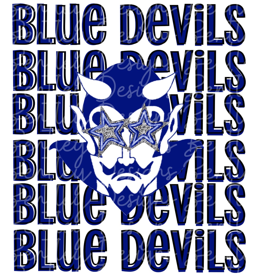 Blue Devils PNG Trendy Png - Etsy