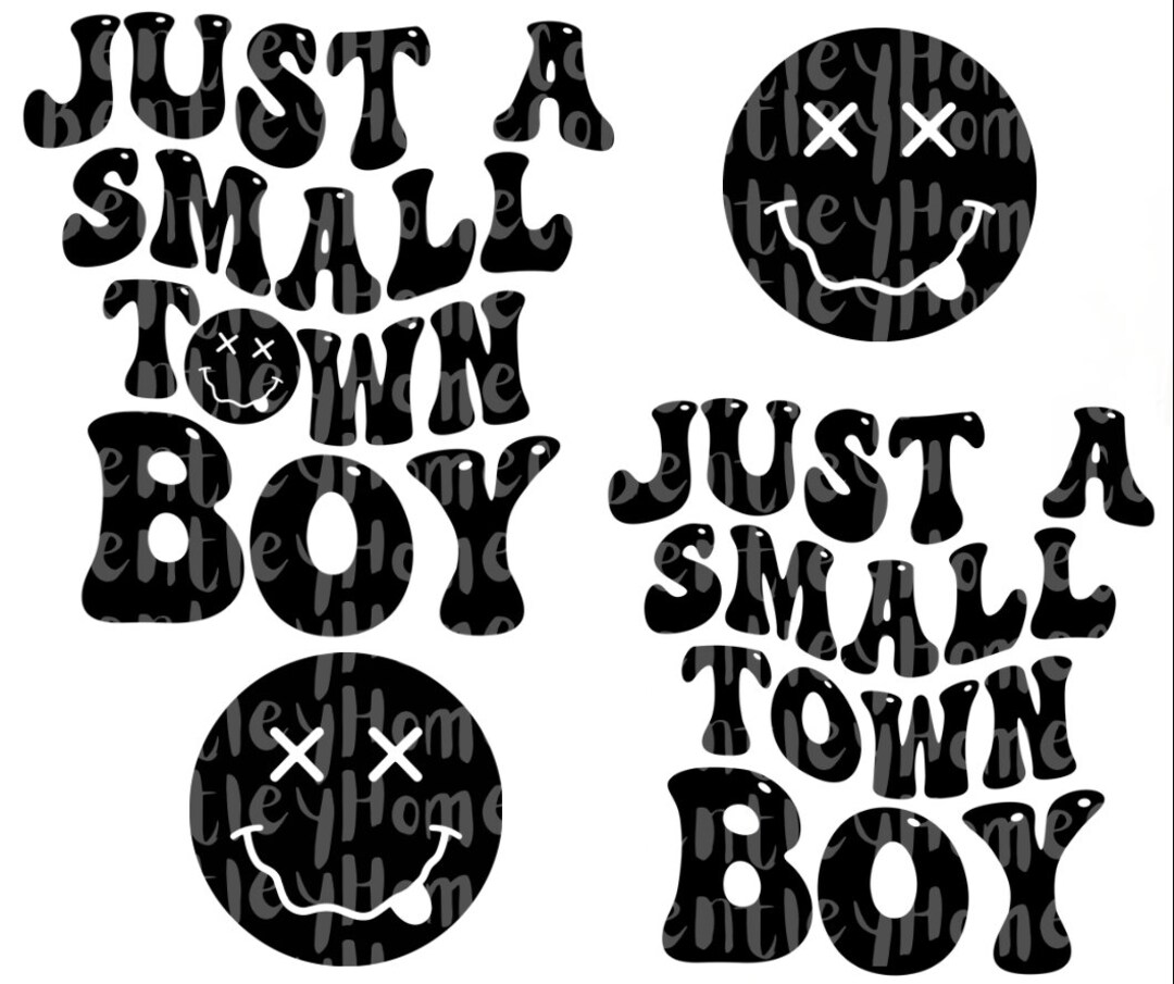 Just a Small Town Boy PNG Kids Sublimation Design - Etsy