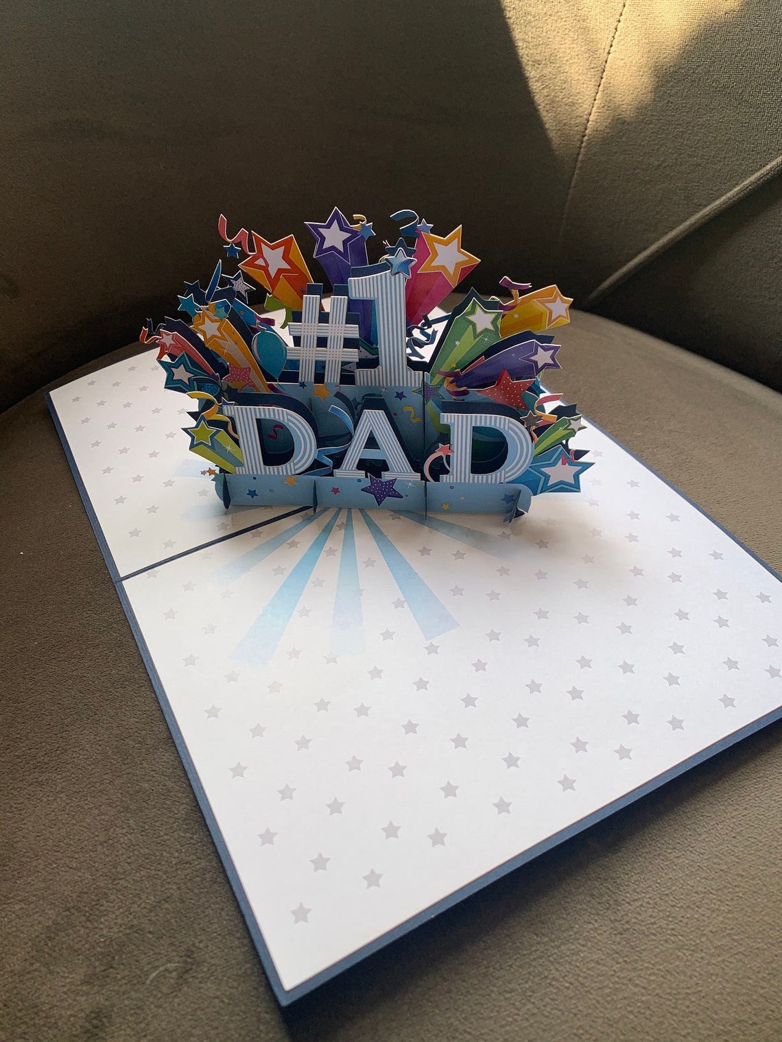 Fathers Day Card Pop Up Card Dad Birthday Card Fathers Etsy