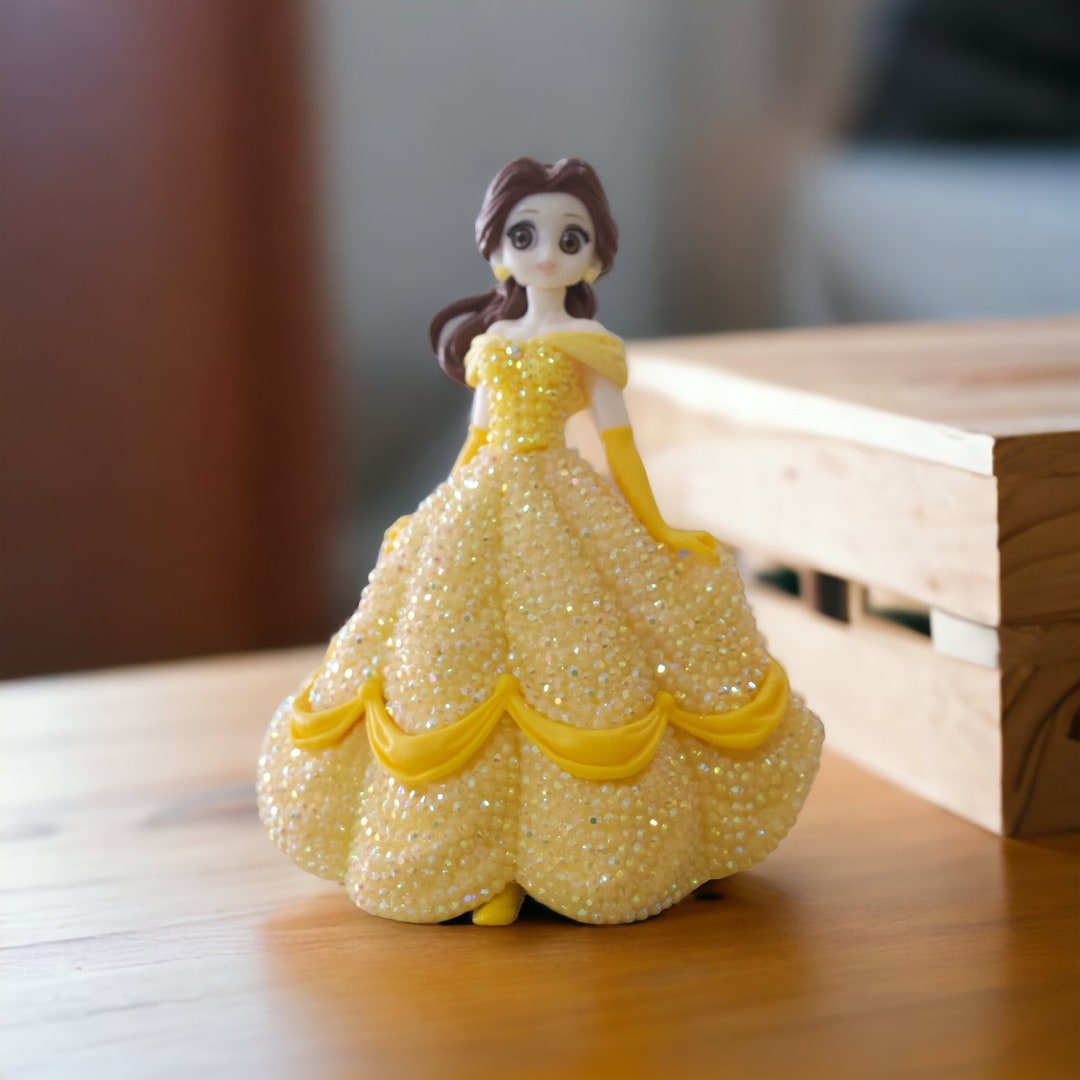 Disney Princess Belle Figurine for Collectors Luxurious Home Decor - Etsy
