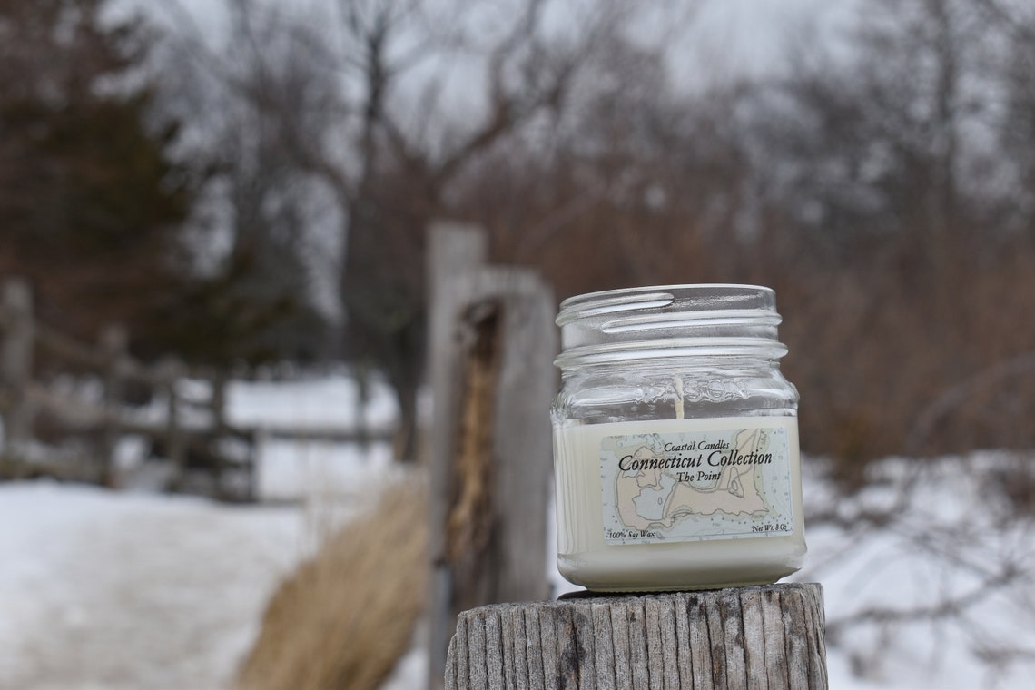 The Point: Connecticut Collection-coastal Candle - 100% Soy Wax, Hand ...