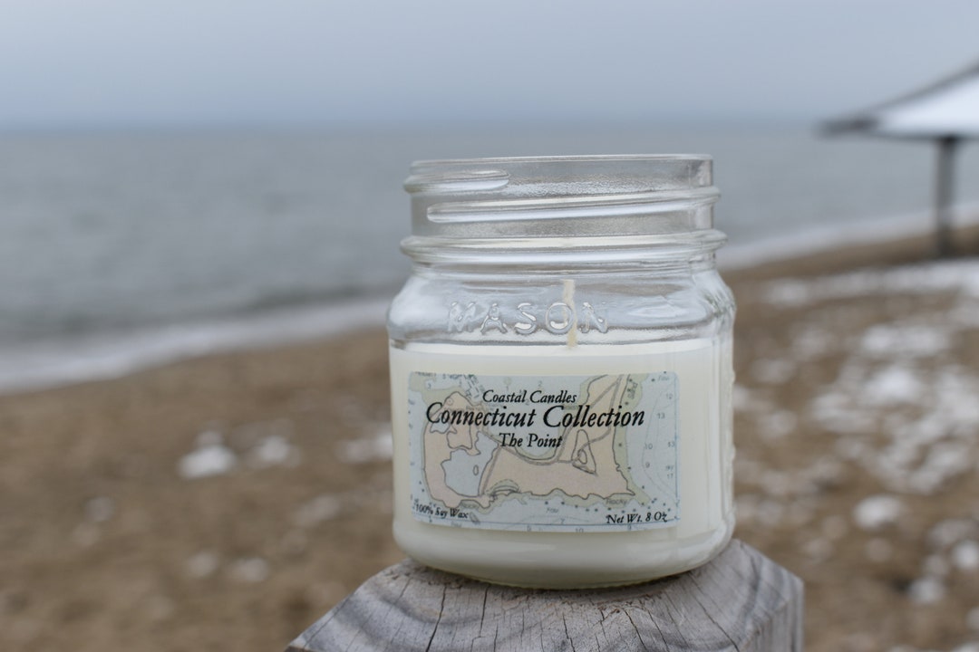 The Point: Connecticut Collection-coastal Candle - 100% Soy Wax, Hand ...