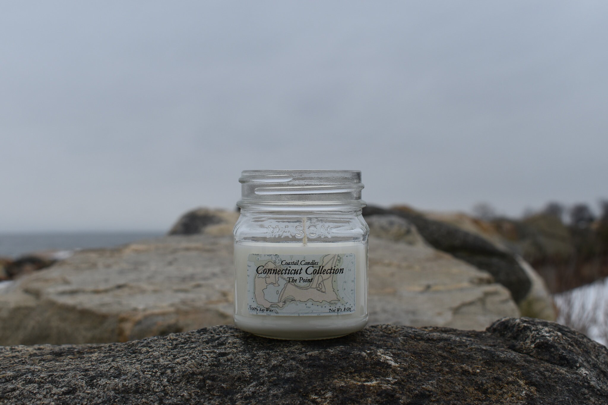 The Point: Connecticut Collection-coastal Candle 100% Soy Wax, Hand ...