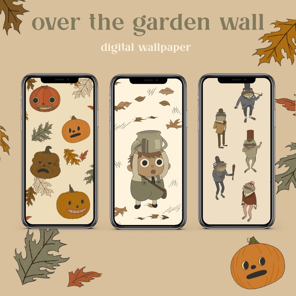 Over the Garden Wall Phone Wallpapers (set of 3) - Etsy