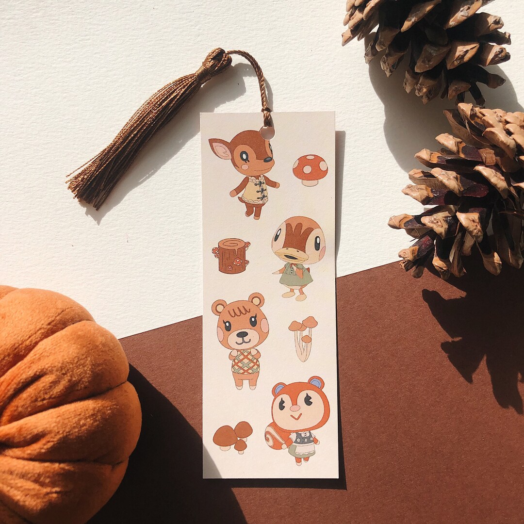 Animal Crossing Autumnal Bookmark - Etsy