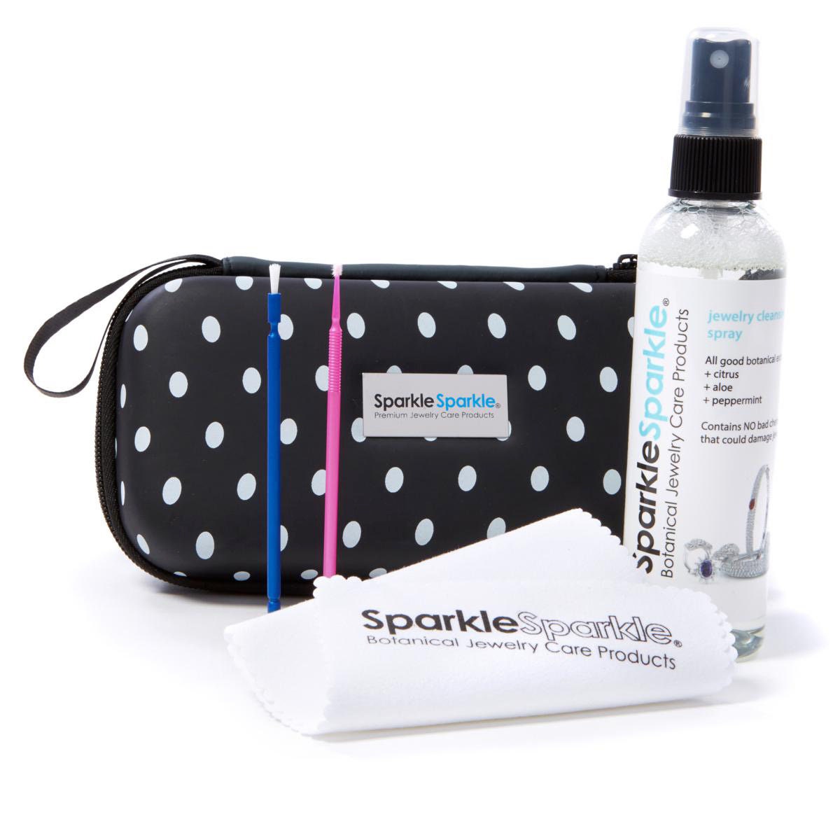 Sparkle Sparkle Jewelry Cleaning 100ml Travel Kit With Zippered Case - Etsy