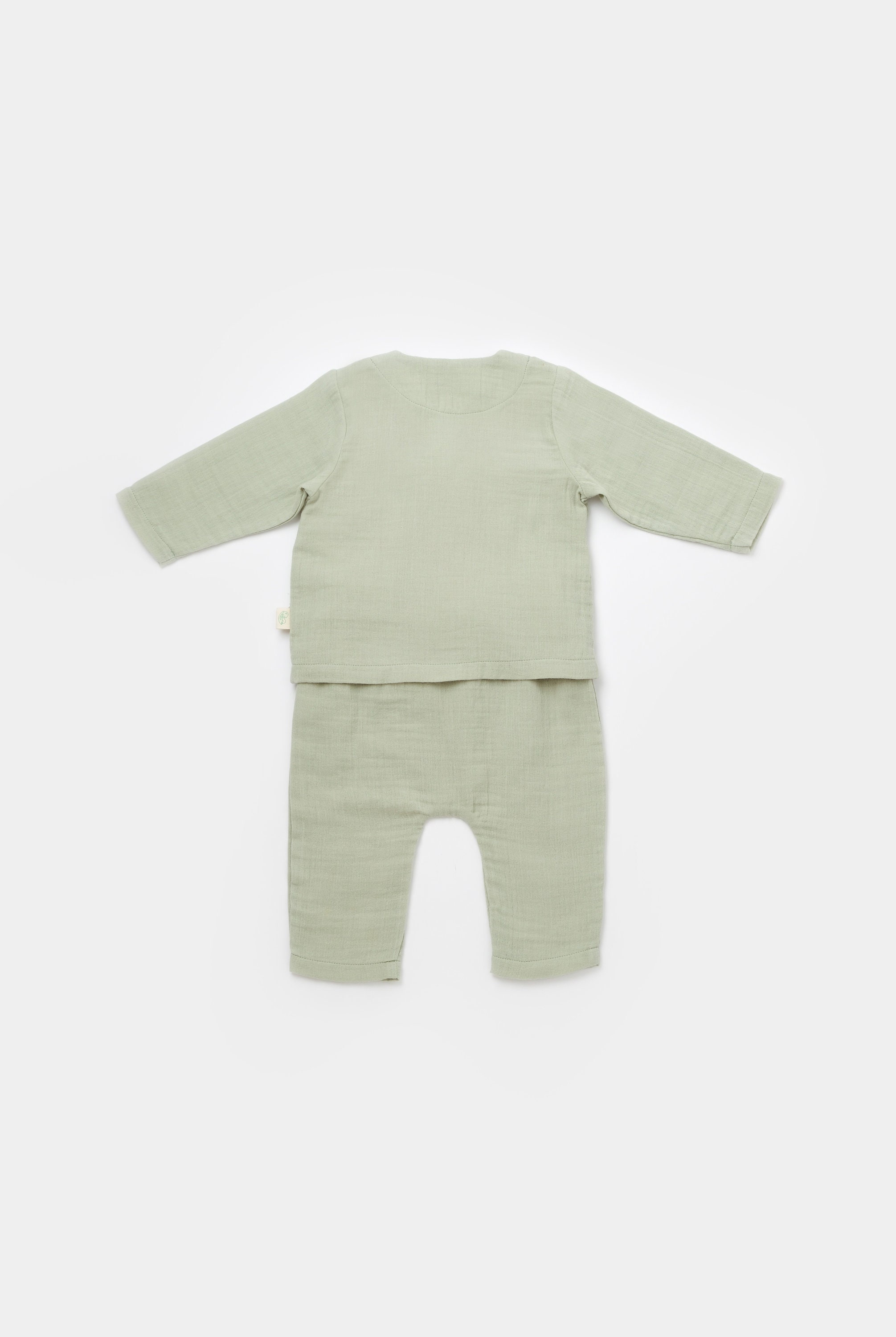 Muslin Baby Clothing Set, GOTS Certified Organic Muslin Tshirt & Pant ...