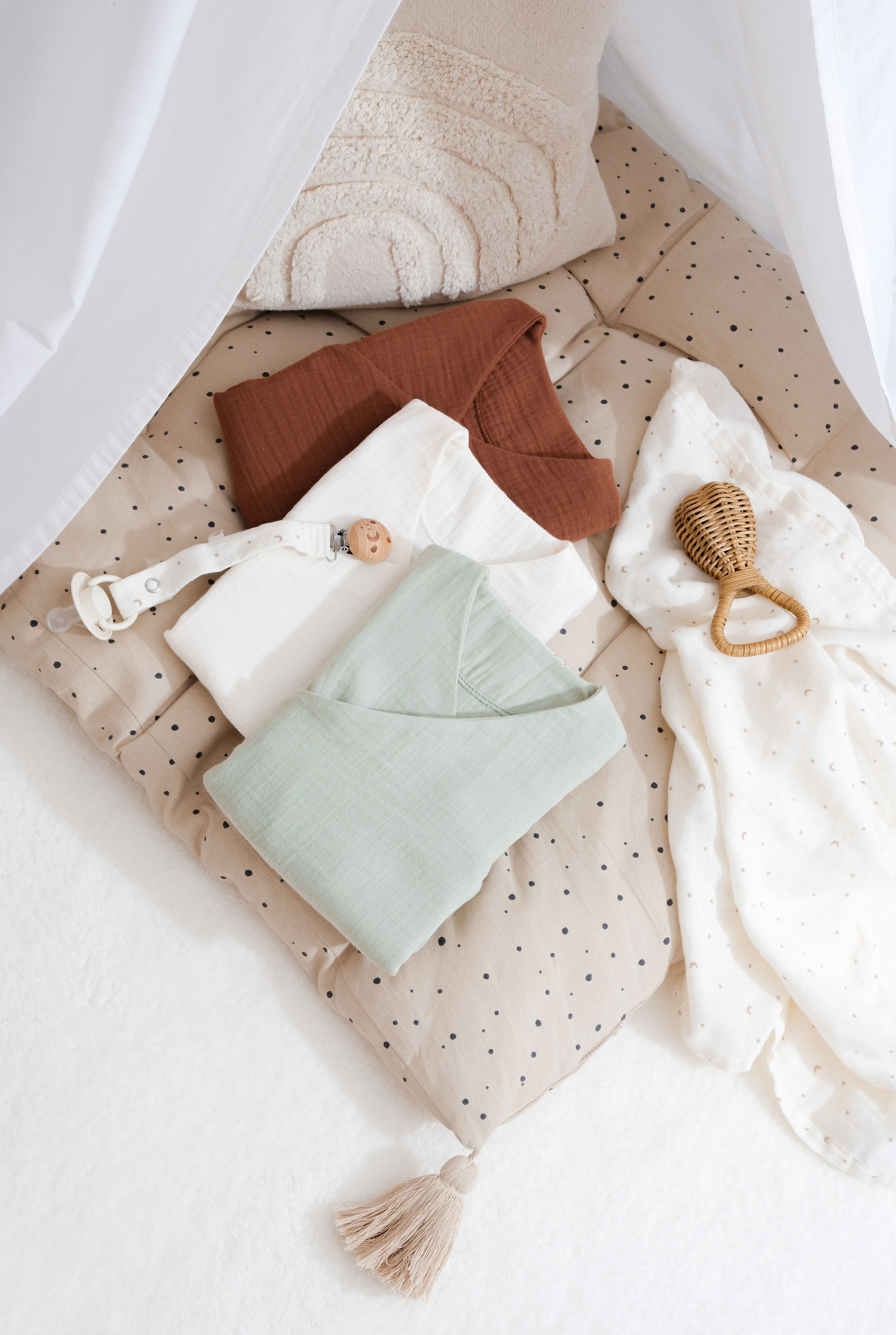 Muslin Baby Clothing Set, GOTS Certified Organic Muslin Tshirt & Pant ...