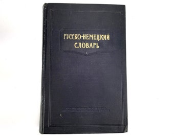 Russian German Dictionary - Etsy