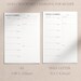 Printable Weekly Planner With to Do List Minimalist Weekly - Etsy
