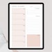 Weekly Planner Printable, Pink Minimalist Planner, to Do List Template ...