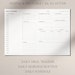 Horizontal Daily Planner Printable Digital Daily Planner Pdf Printable ...