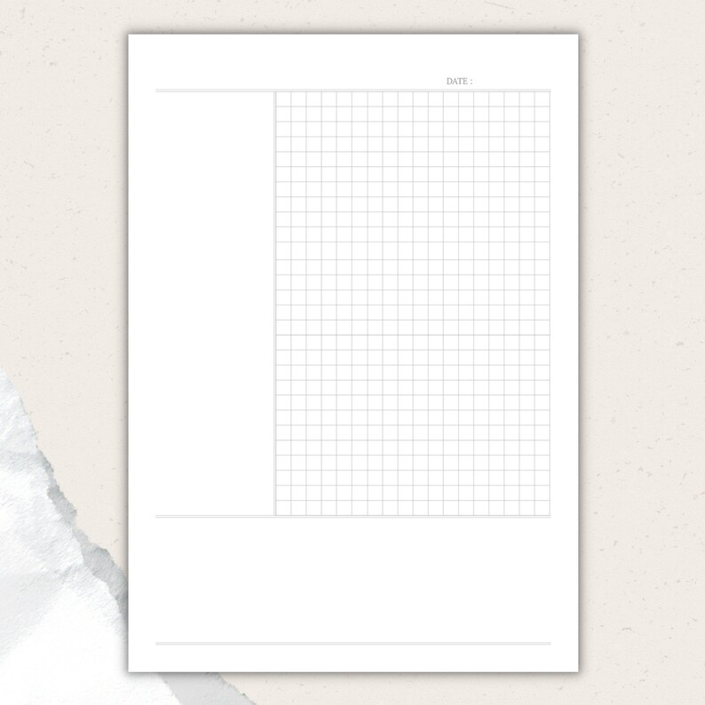 Printable Cornell Notes for Student Note Taking | A5 Note Template ...