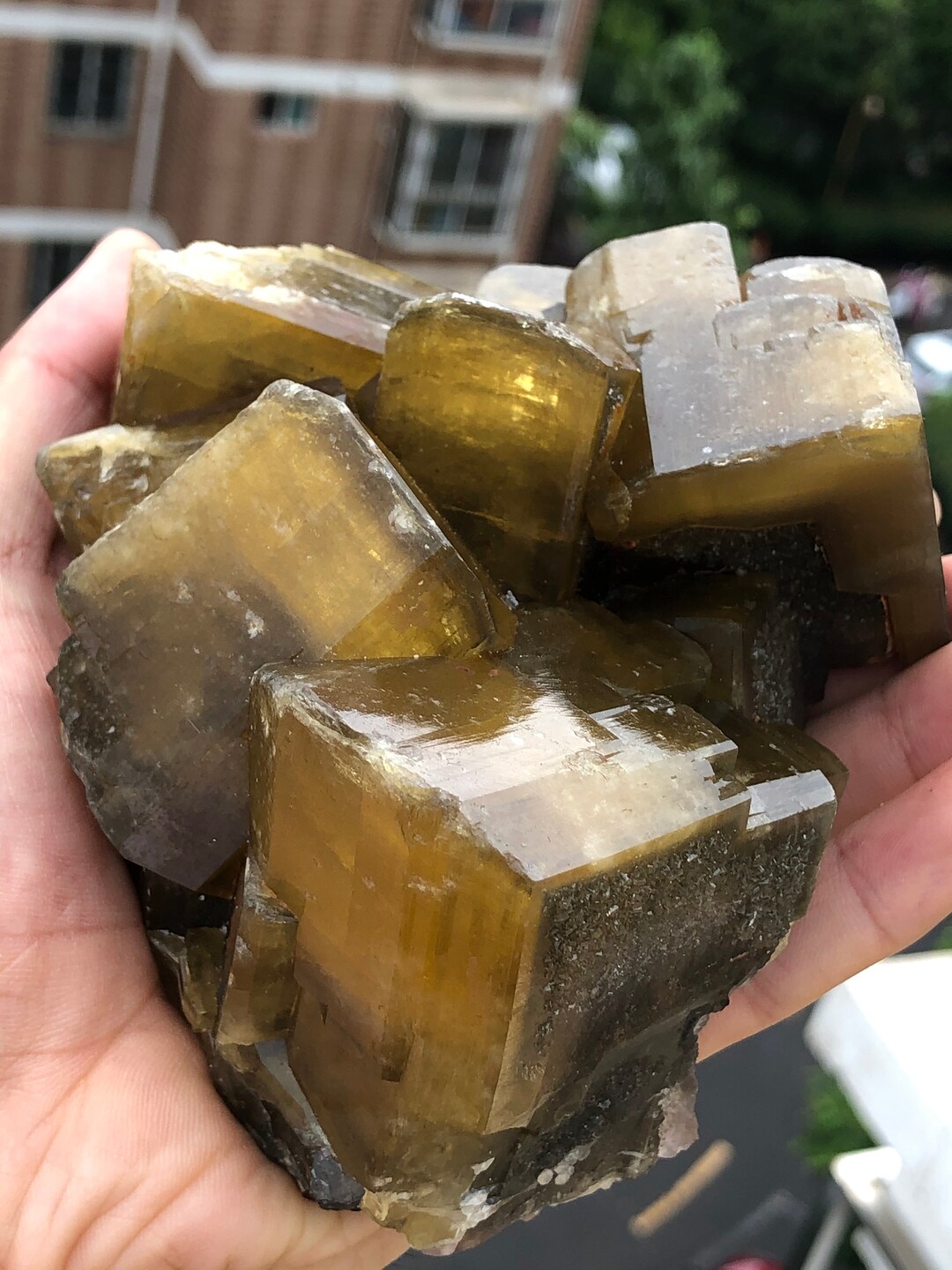 1.36kg New Find GIANT Amber Yellow Barite baryte From China G346 - Etsy