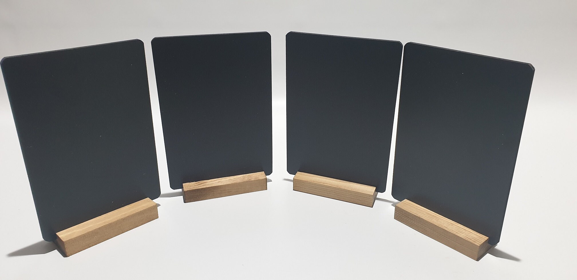 8 X A5 Size Chalkboards Blackboards 8 X Wooden Bases a - Etsy UK