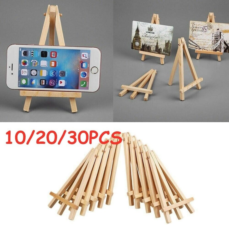 Mini Wooden Easel 15cm HIGH X 8cm WIDE - Etsy UK