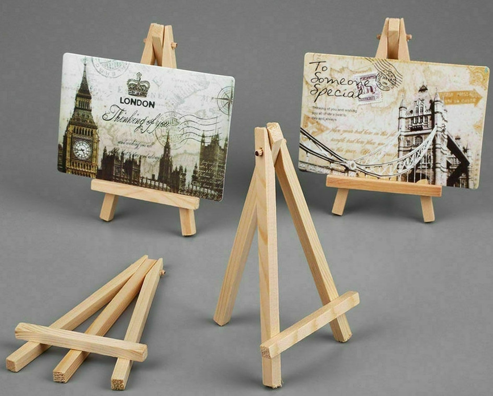 Mini Wooden Easel 15cm HIGH X 8cm WIDE - Etsy UK